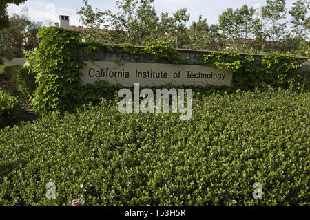 Caltech sign on campus, California, USA Stock Photo - Alamy