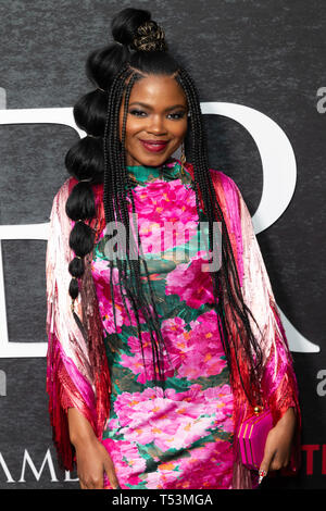 Actress Kyanna Simone Simpson attends Netflix's "Chambers" Season One ...