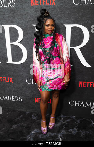 Actress Kyanna Simone Simpson attends Netflix's "Chambers" Season One ...