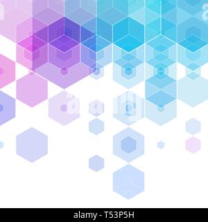 Vector purple hexagon background. eps 10 Stock Photo - Alamy