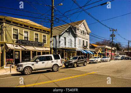 Main Street Chester, Connecticut, USA Stock Photo - Alamy