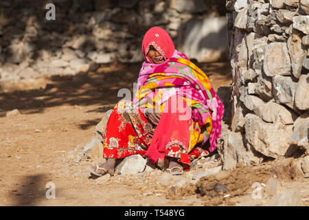 Indian Woman, Gogunda, Rajasthan, India Stock Photo - Alamy