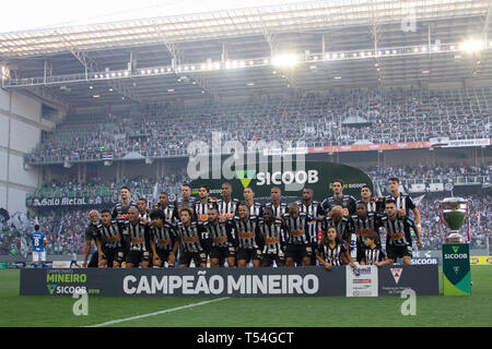 Belo Horizonte, Brazil. 20th Apr, 2019. Mineiro 2019, Atletico MG x ...