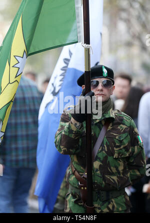 New IRA support group, Saoradh, parades through Dublin city centre in ...