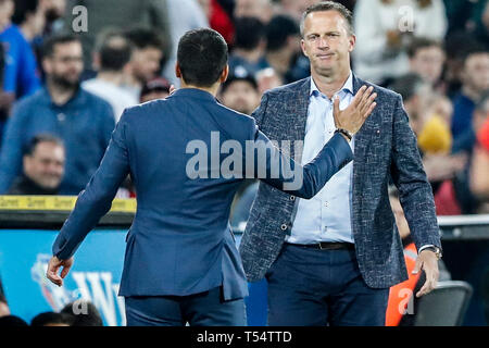 Rotterdam - Giovanni van Bronkhorst Coach of Feyenoord Rotterdam during ...