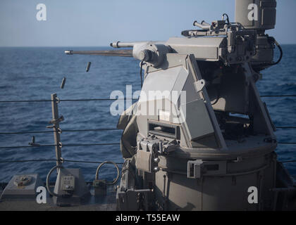 GULF OF ADEN (April 1, 2019) – U.S. Marine Gunnery Sgt. Nadia Sensing ...