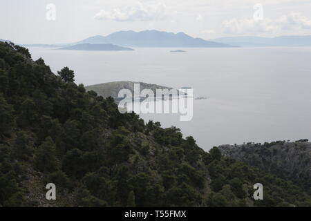 Greece, Corinth, Korfos bay Stock Photo - Alamy