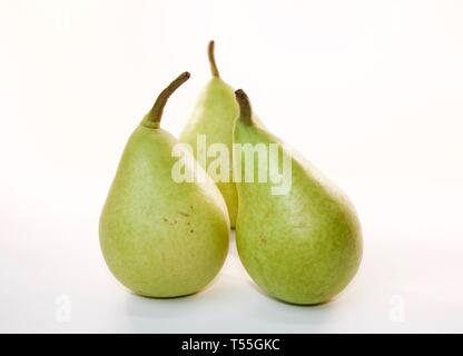 Three pears isolated in white bacground Stock Photo - Alamy