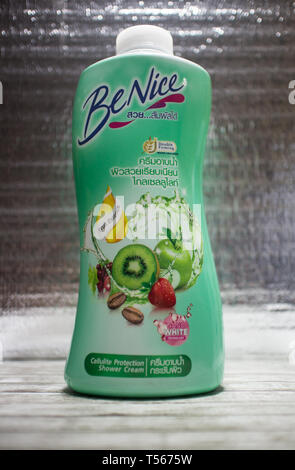 Chiangmai, Thailand - April 21 2019: Benice Shower Cream Product. Made ...