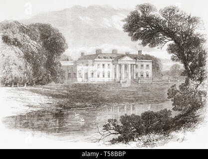 England Hampshire, Romsey, Broadlands, home of Mountbatten family Stock ...