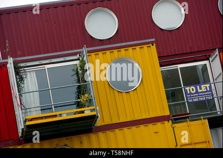 Container City in East London's Trinity Buoy Wharf apartments by using ...