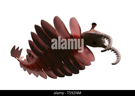 Anomalocaris, prehistoric creature of the Cambrian period (3d science ...