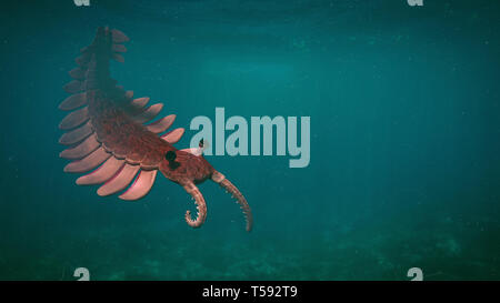 Anomalocaris, life form of the Cambrian period (3d paleoart ...