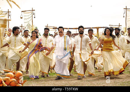 MADHURA RAJA, (aka MADHURARAJA), Indian poster in Malayalam and English ...