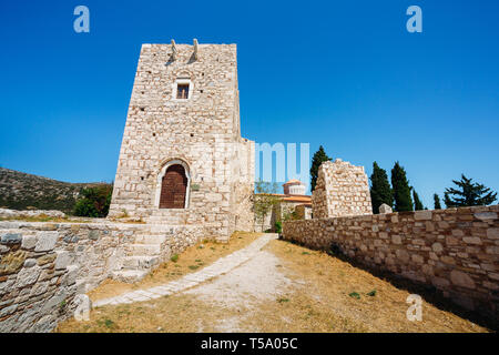 Ancient castle of Lykourgos Logothetis in Samos Island Stock Photo - Alamy