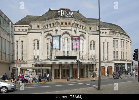 The Broadway Theatre, Catford,South London, UK. A distinctive circular ...