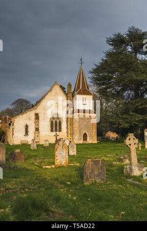 chilbolton village hampshire england uk Stock Photo - Alamy