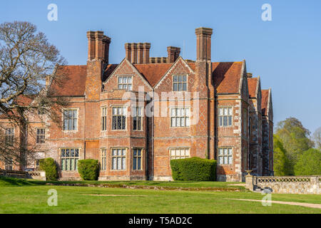 Breamore House, an Elizabethan manor house built in the 16th century ...
