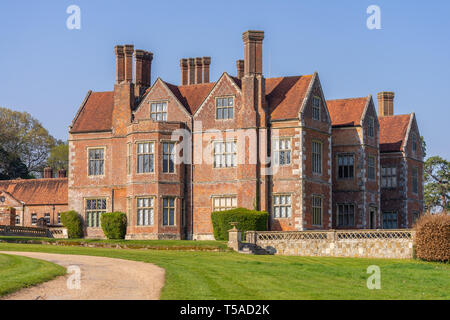 Breamore House, an Elizabethan manor house built in the 16th century ...