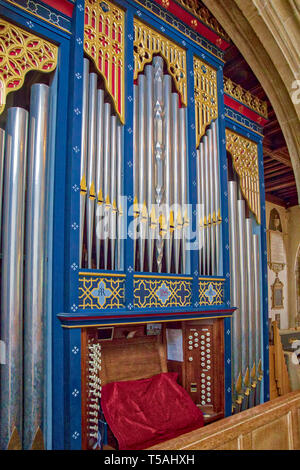 Chancel organ pipes of Chelmsford Cathedral, Chelmsford, Essex, UK ...