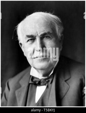 Thomas Edison (1847-1931), portrait, National Photo Company Collection ...