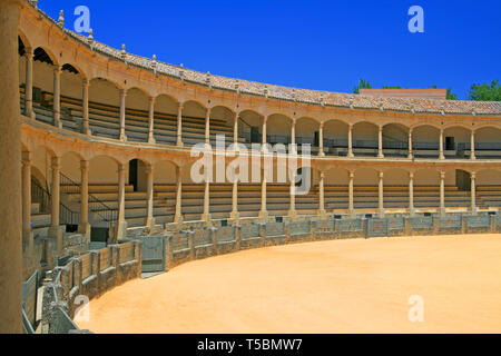 Famous bullfighting arena in Ronda, Spain Stock Photo - Alamy