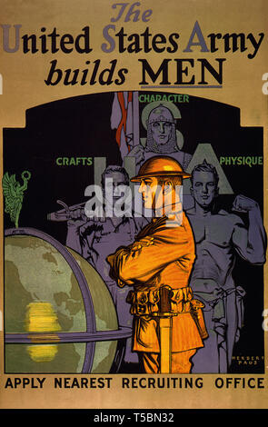 World War 1 Recruiting and enlistment poster, Great Britain 1914-1918 ...