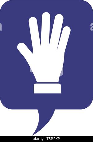 hand human stoping Stock Vector Image & Art - Alamy