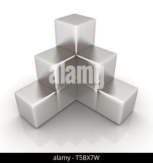 Metall block diagram Stock Photo - Alamy