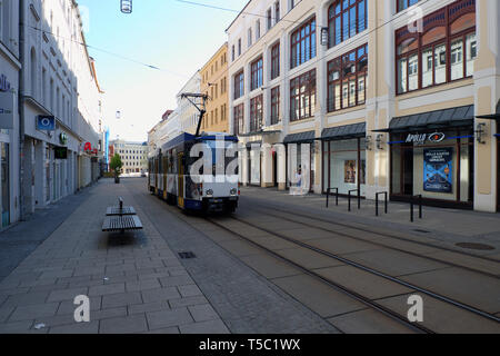 Görlitz trams and tramrails Stock Photo - Alamy