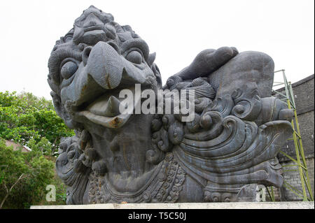 The large Garuda statue at the Garuda Wisnu Kencana (GWK) Cultural Park ...