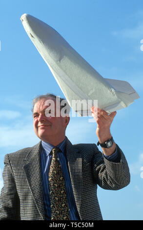David Ashford of Bristol Spaceplanes and a model of his Ascender in ...