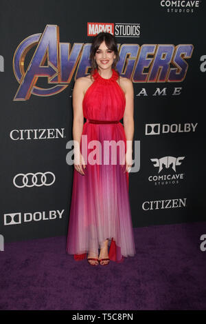 Elizabeth Henstridge 04/22/2019 The world premiere of Marvel Studios ...
