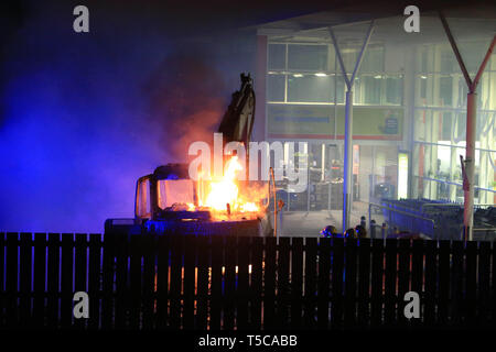 main street of crumlin village county antrim northern ireland Stock ...