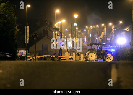 main street of crumlin village county antrim northern ireland Stock ...