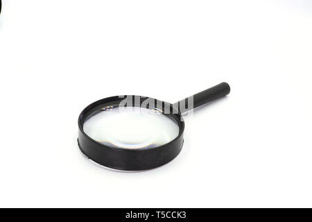 Magniflying glass isolated on white background. High resolution image ...