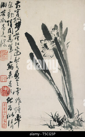 Qing Dynasty Shi Tao "Flower and Bird Atlas 12 Stock Photo - Alamy
