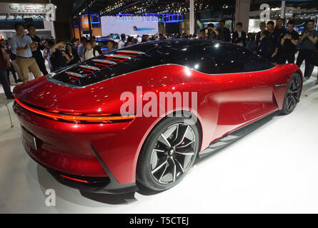 A BYD E-SEED GT All-Electric Supercar is displayed during the 18th ...