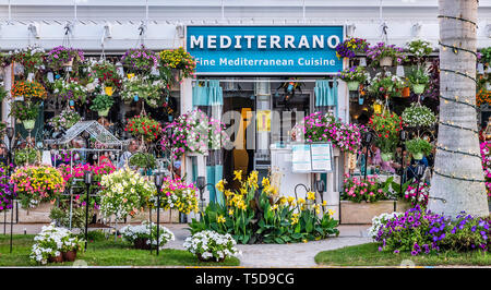 Mediterrano Restaurant, Naples, Florida, USA Stock Photo - Alamy