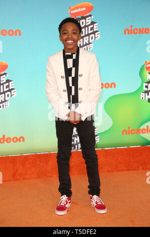Dallas Dupree Young at Nickelodeon's 2019 Kids' Choice Awards held at ...