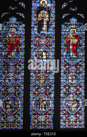 Interior of the Parish of St. Vincent Ferrer also Larena Church erected ...