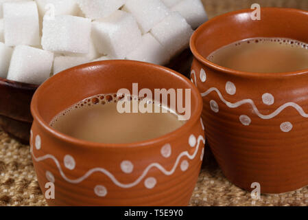 cup of Indian tea kulhad chai, India, Asia Stock Photo - Alamy