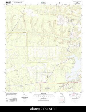 USGS TOPO Map Florida FL Madison SW 20120724 TM Restoration Stock Photo ...
