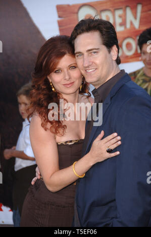 Actress Debra Messing and her husband Daniel Zelman arrive at 'Michael ...