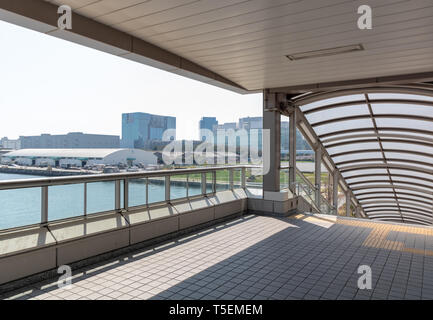 Yurikamome metro Daiba station Odaiba Tokyo Japan Stock Photo - Alamy