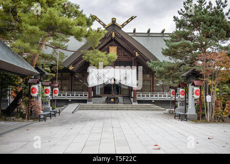 Shinto shrine in Kitami, Hokkaido, Japan Stock Photo - Alamy