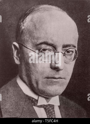 Portrait of Heinrich Brüning (1885 – 1970) was a German Center Party ...