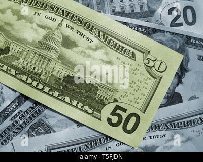 Abstract US dollar with text for background Stock Photo - Alamy