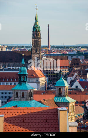 Germany, Nuremberg, Overlook over the medieval center Stock Photo - Alamy