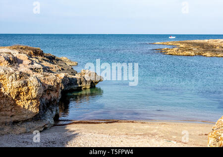Beach at Marina di Ostuni Puglia Italy Stock Photo - Alamy